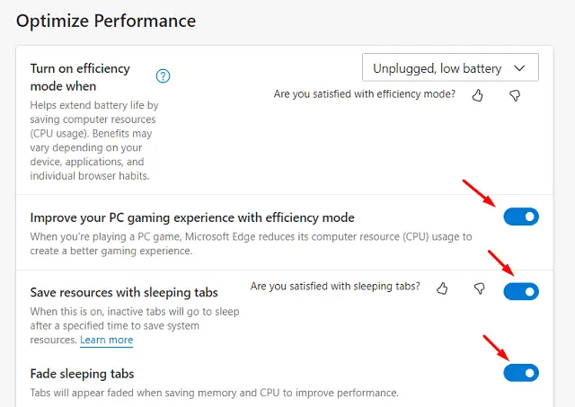 How to improve Gaming performance in Microsoft Edge