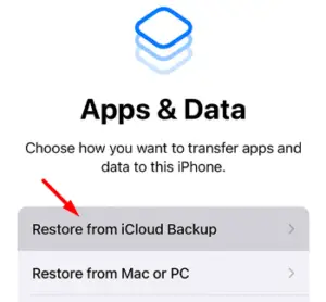 How to Reset iPhone using iCloud Backup