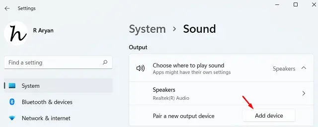 How to disable audio devices on Windows 11