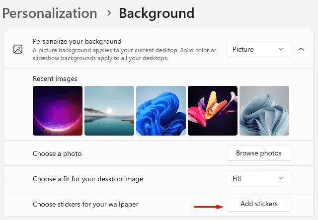 How to Enable and Use Desktop Stickers in Windows 11