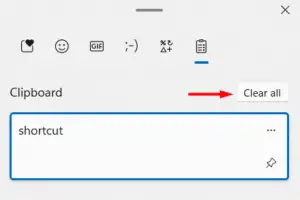 How to Clear Clipboard History Data on Windows 11