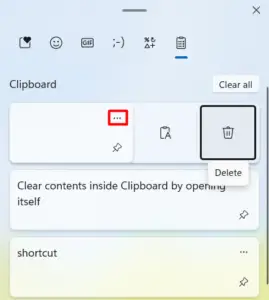 How to Clear Clipboard History Data on Windows 11