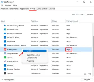 How to stop Background Processes in Windows 11
