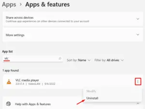 How to Uninstall VLC Media Player from Windows PC
