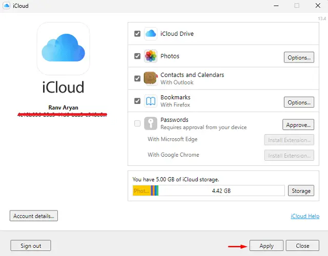 How to Enable iCloud Photos on Windows 11 PC