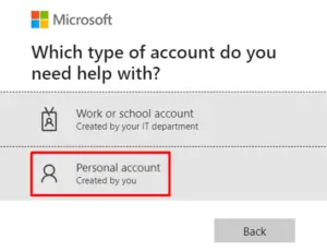 Fix Can't Switch to a Microsoft Account, Error 0x80010002
