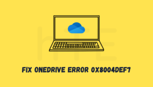 How to Fix OneDrive Error 0x8004de44 in Windows
