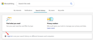 How to Clear Bing Chat AI Search History