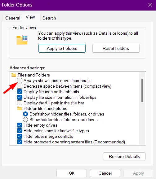 How to Clear Thumbnail Cache in Windows 11