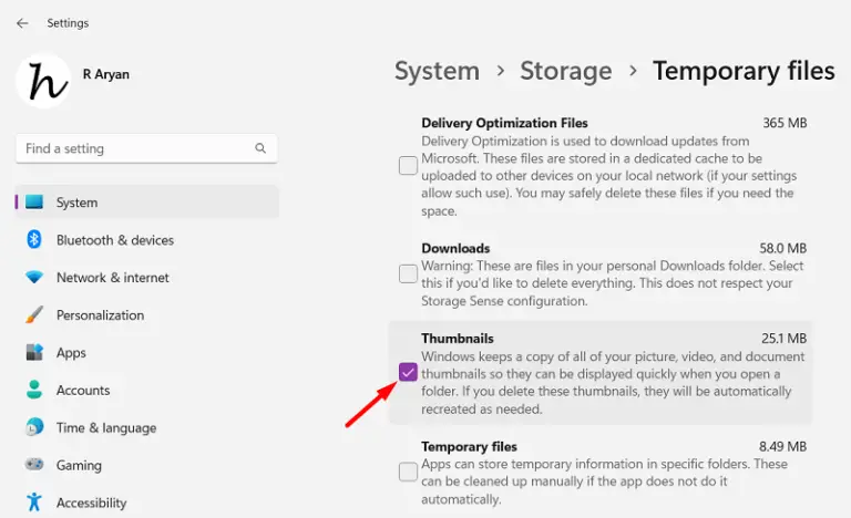 How to Clear Thumbnail Cache in Windows 11