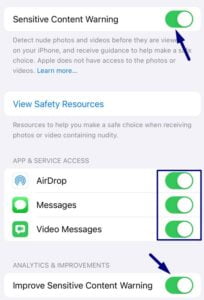 How to Enable Sensitive Content Warning on iPhone iOS 17