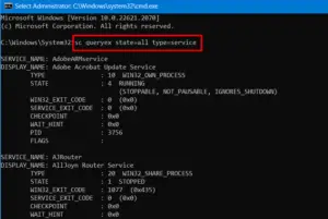 How to Start and Stop Services on Windows 11