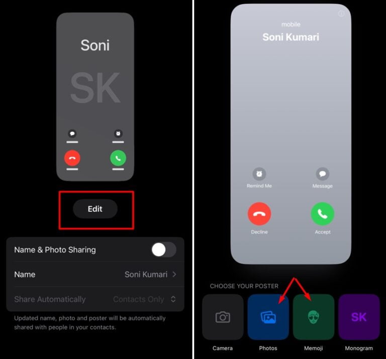 How to Create Your Contact Poster on iPhone with iOS 17