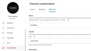 How to Change YouTube Channel Name and Custom URL
