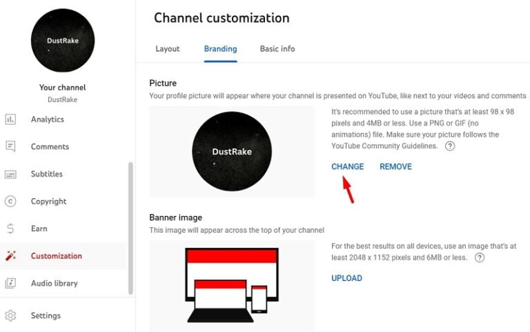 How to Change YouTube Channel Name and Custom URL