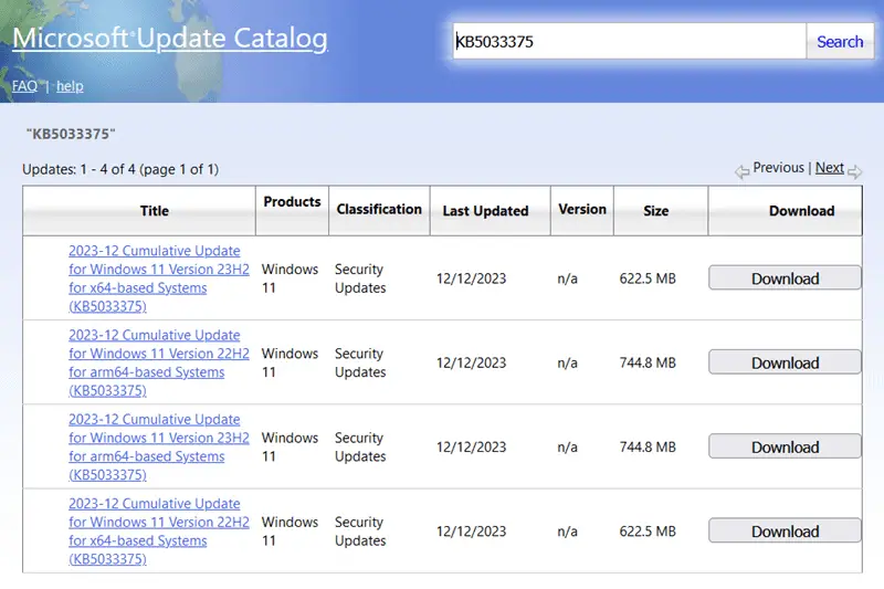 Windows 11 KB5031354 and KB5031358 Security Update Windows 11 KB5031354 and KB5031358 Security Update