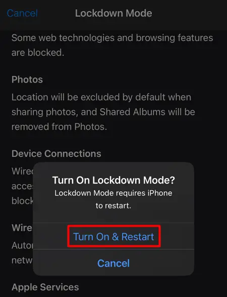 What is Lockdown Mode in iPhone? How to Enable it?